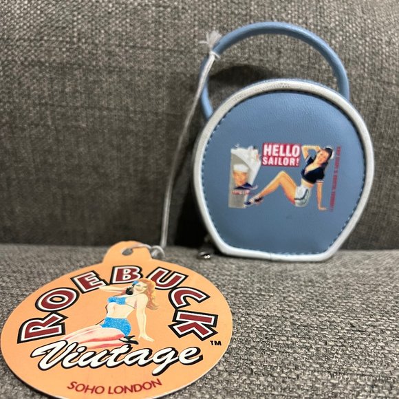 ROEBUCK Vintage | Bags | Roebuck Vintage Hello Sailor Mini 3x3 Round ...